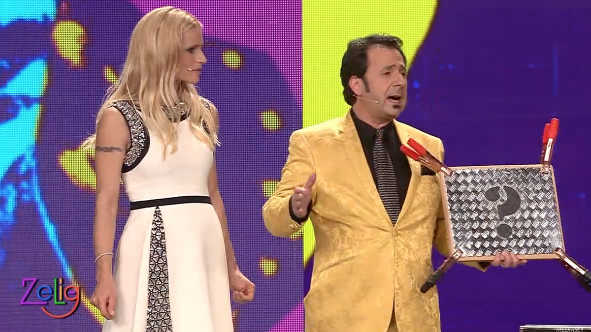 Mr Forest con Michelle Hunziker e Rocco Papaleo a "Zelig" 2014
