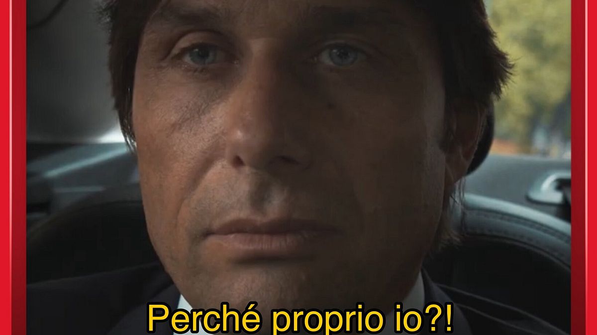 Napoli sconfitto a Verona, i meme su Antonio Conte