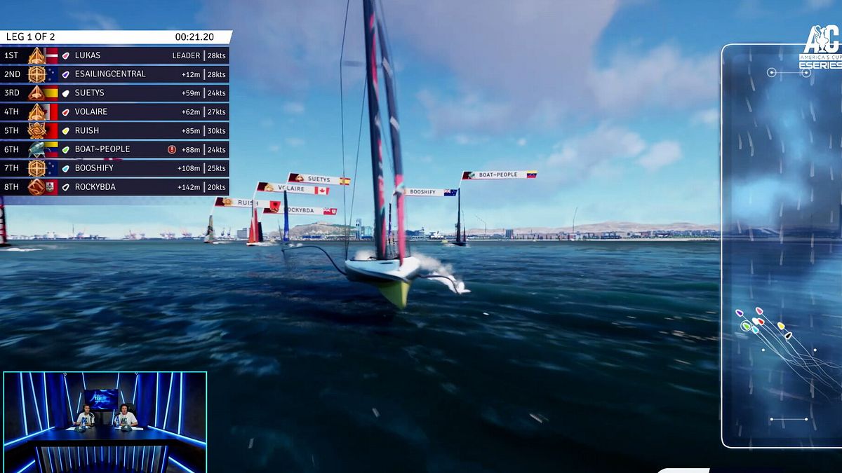 AC Sailing e-Series, il neozelandese Liam Dimock vince il turno di ...