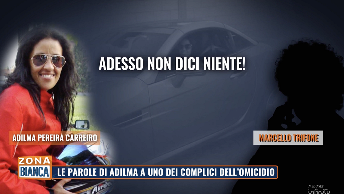 Parabiago, le parole di Adilma Pereira Carneiro a un complice