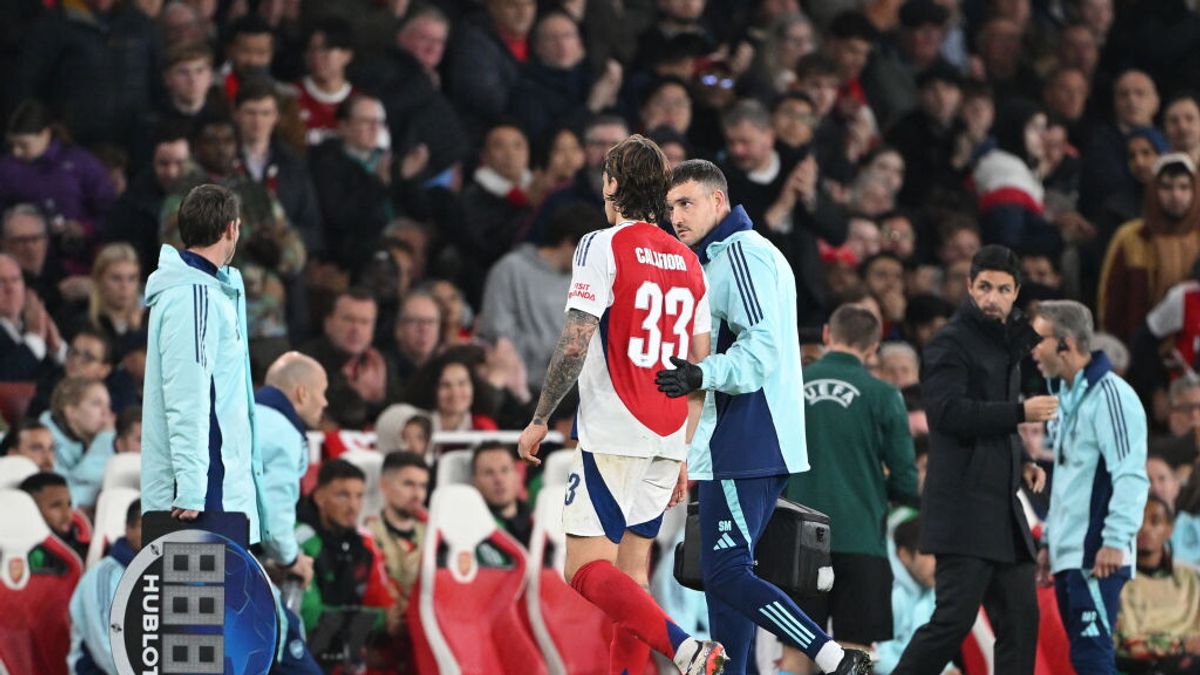 ARSENAL: INFORTUNIO AL GINOCCHIO PER CALAFIORI