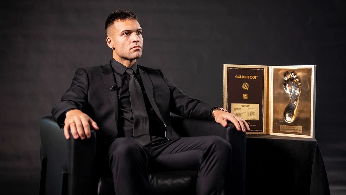 Inter, Lautaro Martinez vince il Golden Foot Award 2023
