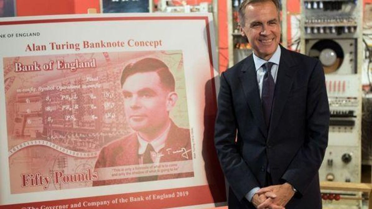 Il grande matematico Alan Turing sulle nuove banconote da 50 sterline ...