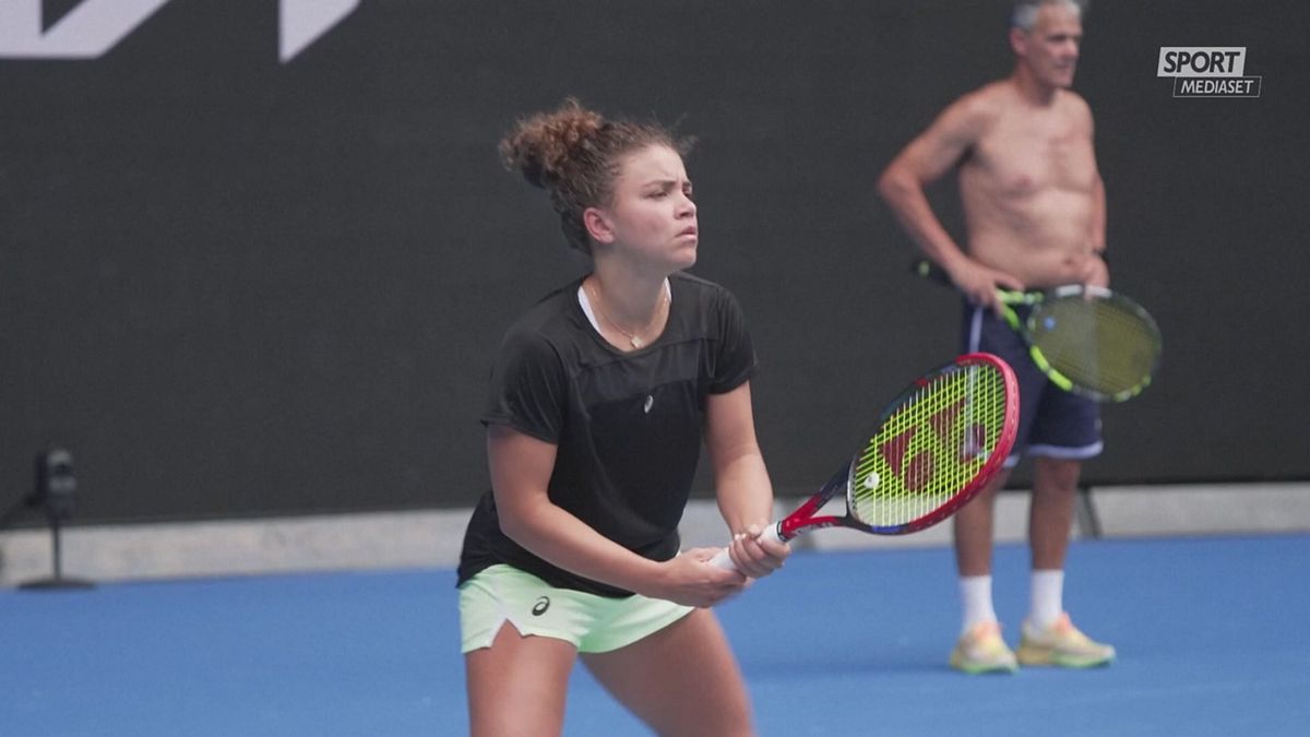 Paolini in campo verso gli Australian Open