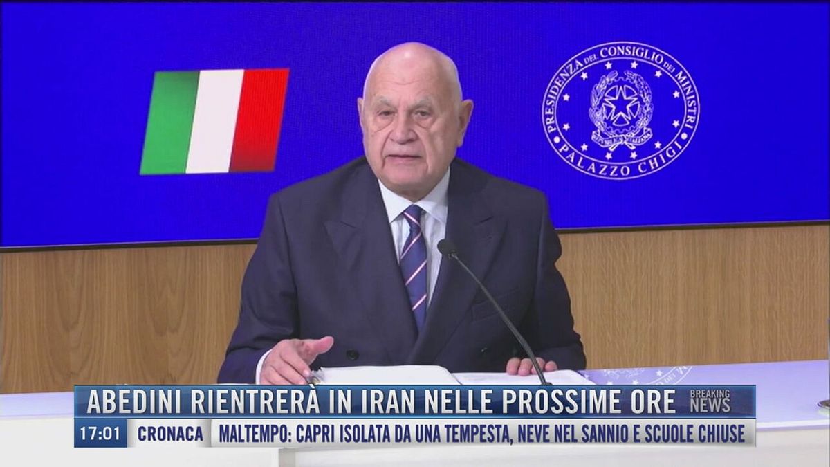 Breaking News delle 17.00 | Abedini rientrerà in Iran nelle prossime ...