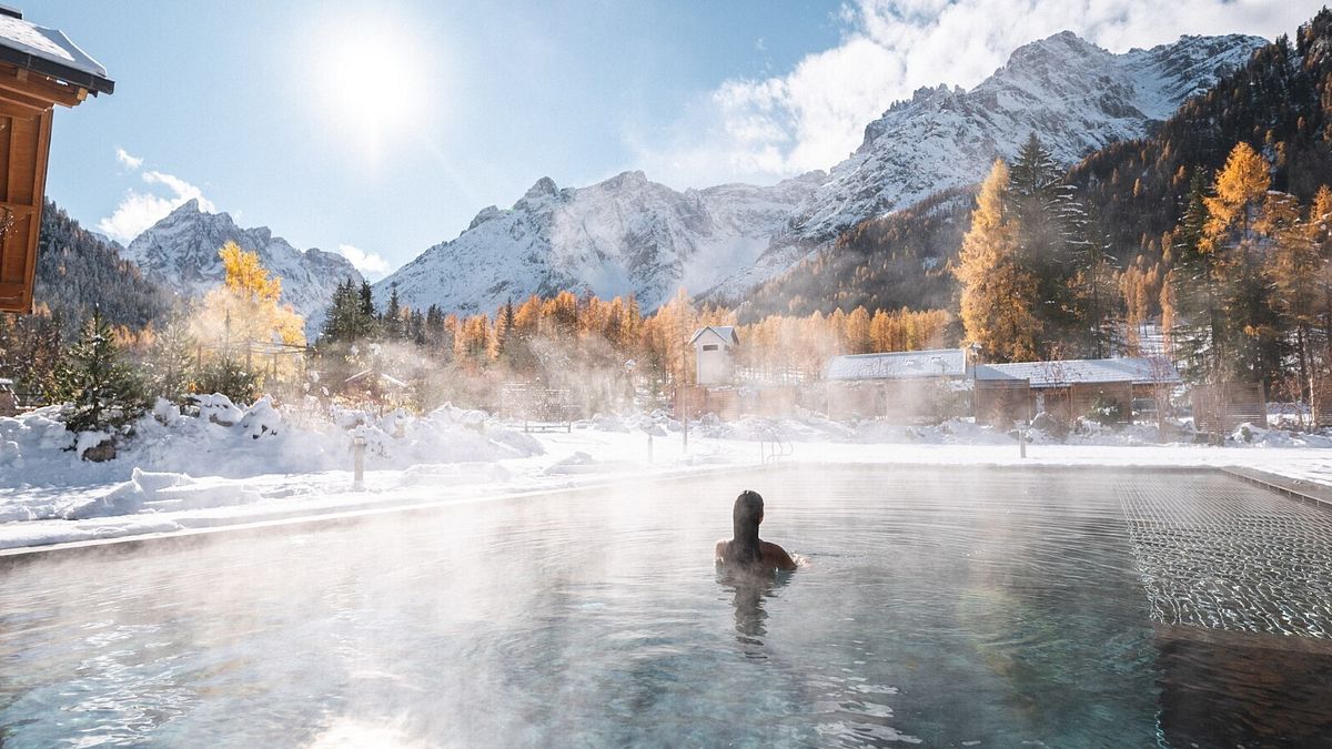 Piscine da brivido: acque calde nella neve