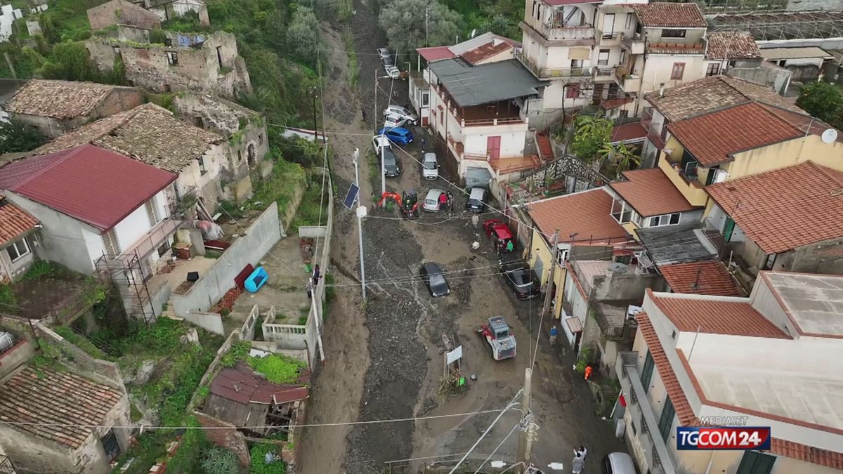 Maltempo Messina, il disastro a Zafferia visto da un drone