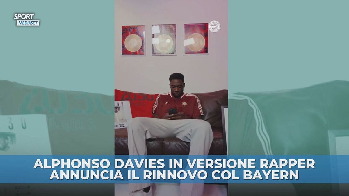 Davies versione rapper annuncia il suo rinnovo - SportMediaset
