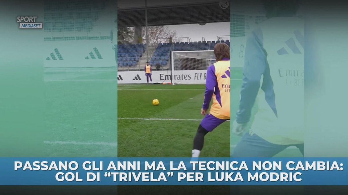 Passano gli anni ma la tecnica non cambia: gol di "trivela" per Luka ...