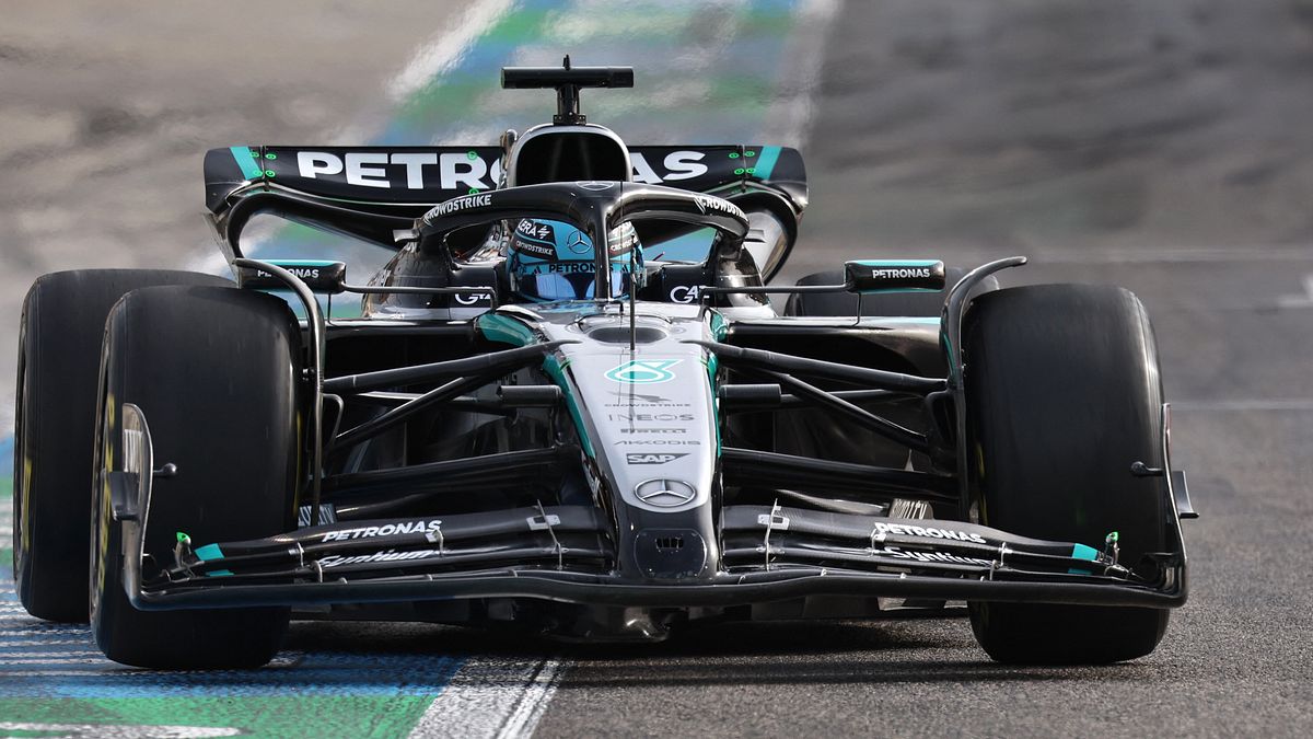 Time attack Mercedes in Bahrain: Russell la spunta su Verstappen, la ...