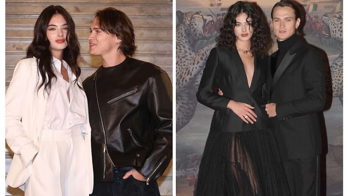 Deva Cassel, figlia di Monica Bellucci, a Roma con il fidanzato Saul Nanni