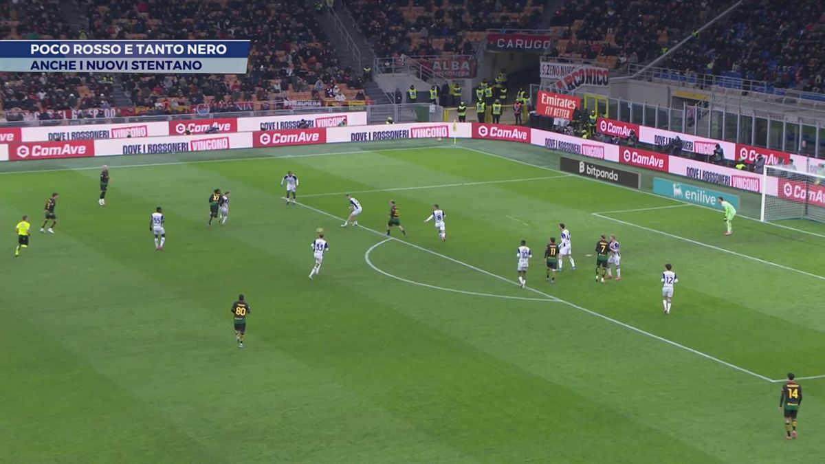 Milan, poco rosso e tanto nero: anche i nuovi stentano