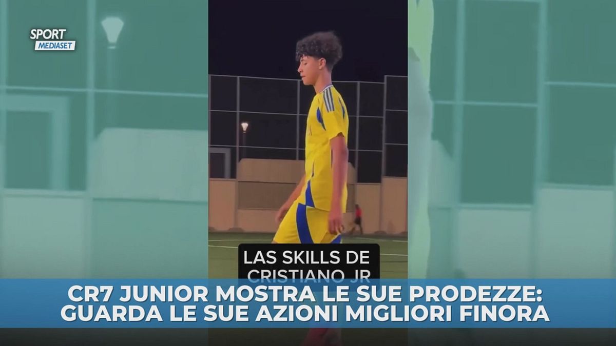 Le magie di CR7 Junior