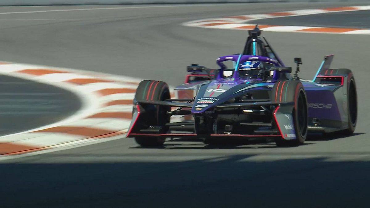 Aguero alla guida di una Formula E