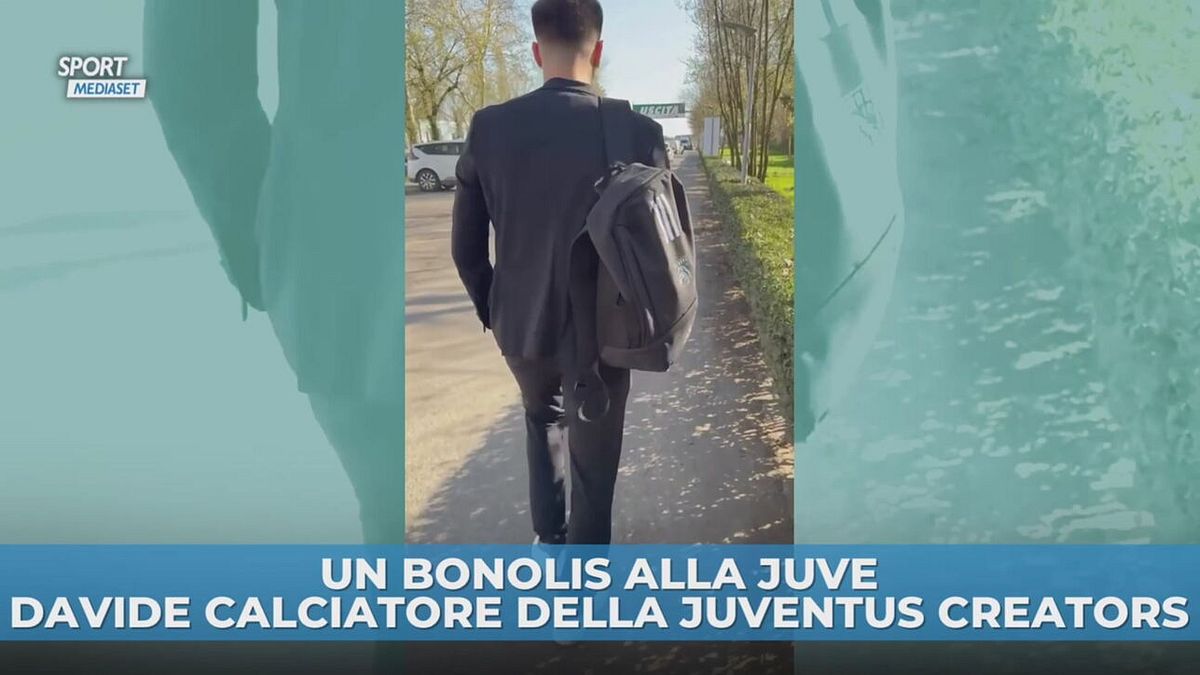 Un Bonolis alla Juve. Davide calciatore della Juventus Creators ...