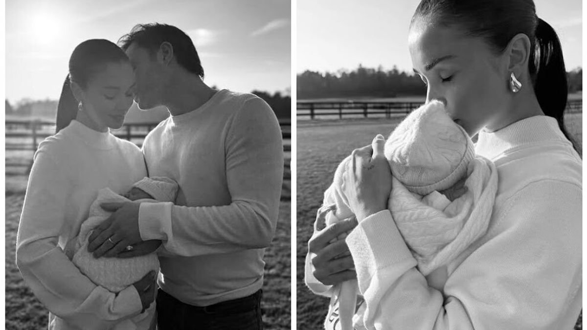 È nato il figlio di Ed Westwick e Amy Jackson: “Benvenuto Oscar”