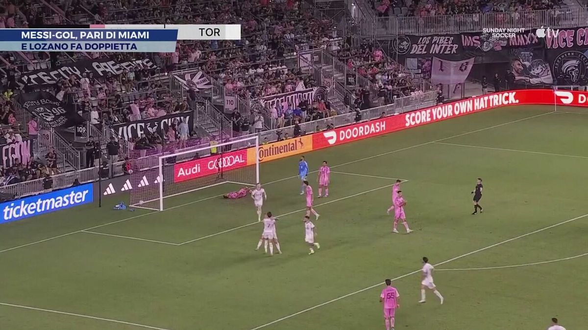 Messi-gol, pari di Miami - SportMediaset
