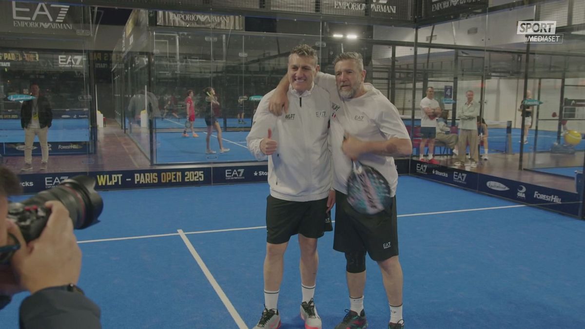 EA7 World Legends Padel Tour: Vieri e Candela campioni a Parigi