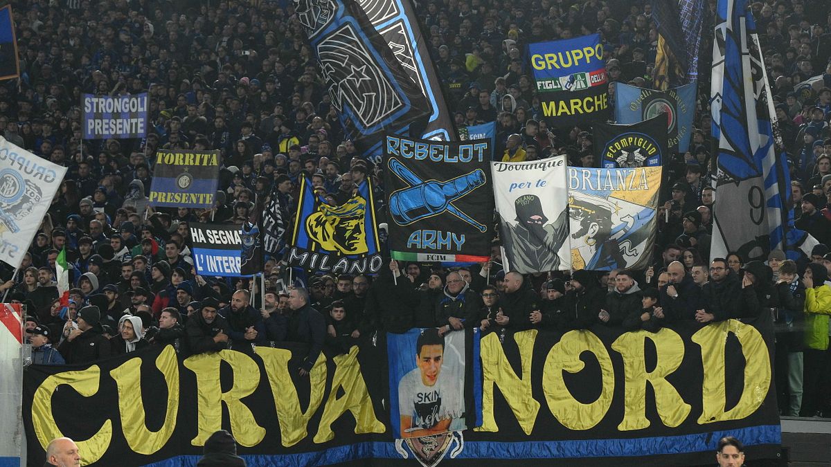 Inter, niente più sigla unica della Curva Nord: tutti i gruppi saranno ...