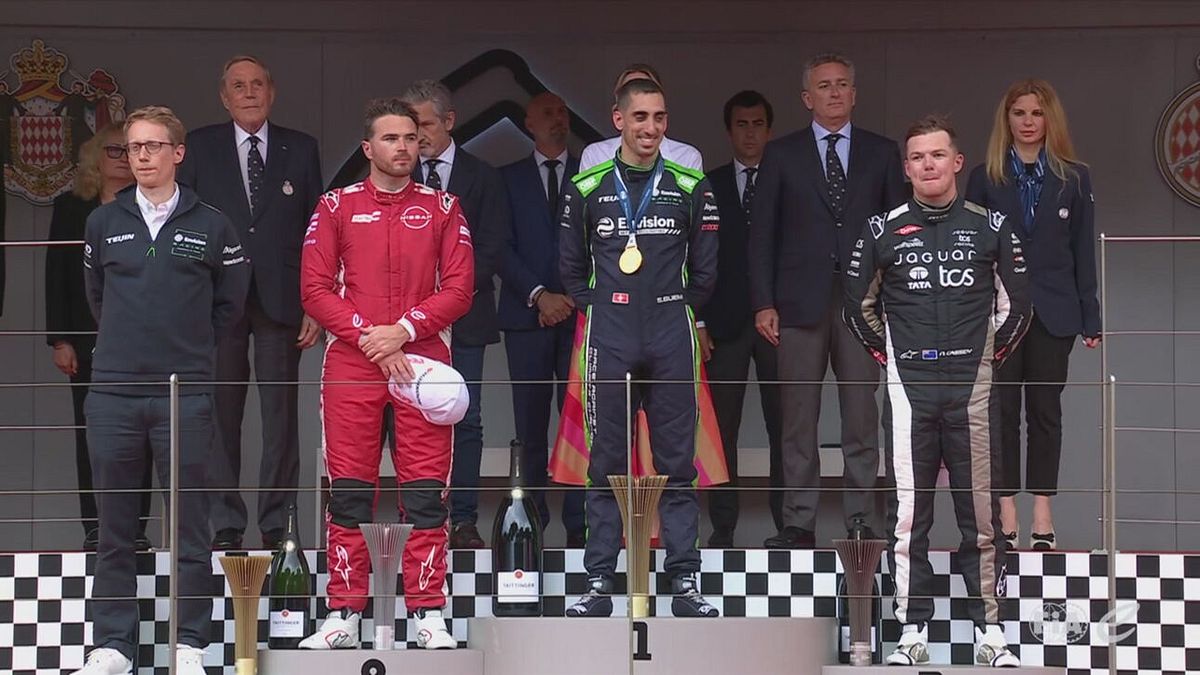 Il podio della seconda gara a Monaco - SportMediaset