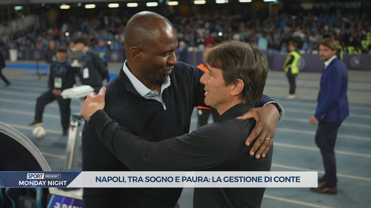 Il Napoli si aggrappa all'esperienza di Conte - SportMediaset
