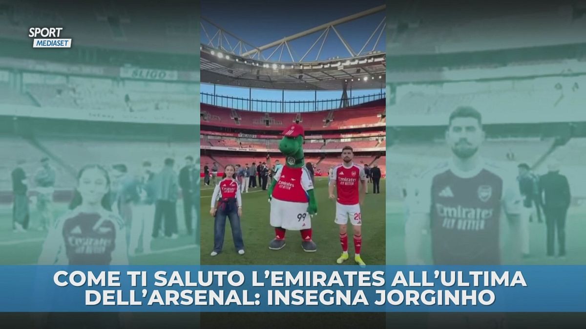 Jorginho saluta l'Emirates
