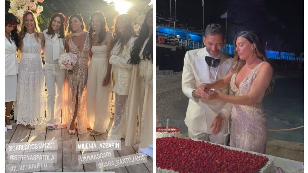 Claudia Ruffo sposa, a Capri le nozze dell’attrice con Rocco Pierri