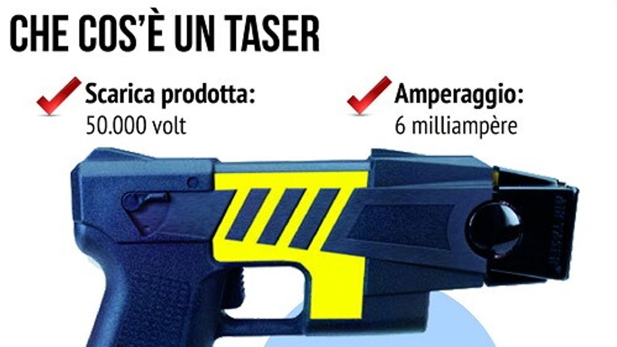 Il taser: cos'è e come funziona