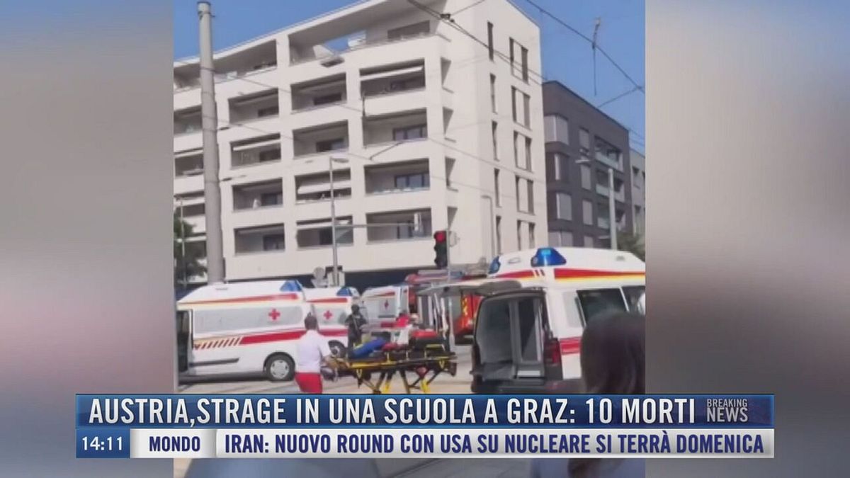 Breaking News delle 14.00 | Austria, strage in una scuola a Graz: 10 ...