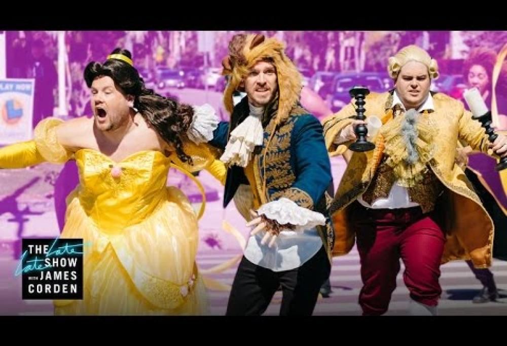 La Bella e la Bestia: la divertentissima parodia di James Corden ...